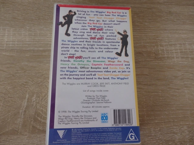 ABC KIDS THE Wiggles Toot Toot Vhs Video Tape 1998 Roadshow Tracked EUR ...