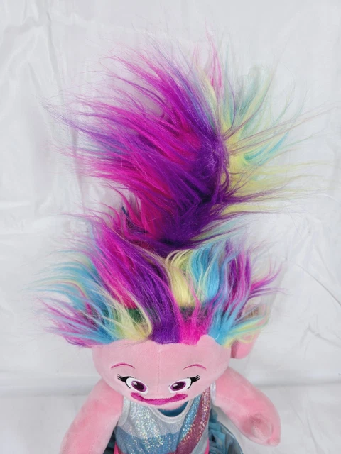 BUILD A BEAR Dreamworks Trolls World Tour Princess Poppy Rainbow Hair ...