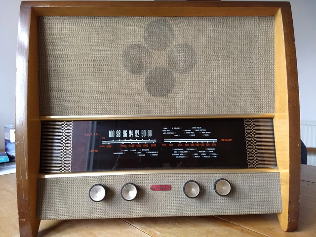 MURPHY A262 VINTAGE Valve Wireless Radio - COLLECTION ONLY £42.32 ...