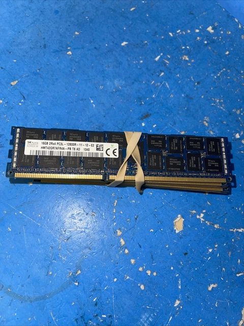 LOT 128GB 8X 16GB 16GB 2Rx4 PC3L-12800R Hynix HMT42GR7AFR4A-PB Server ...