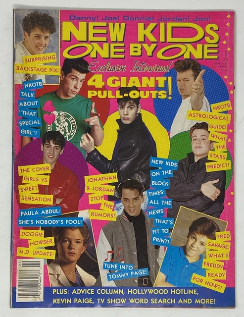 NKOTB STARLINE 90S Teen Magazine New Kids On The Block Complete w ...