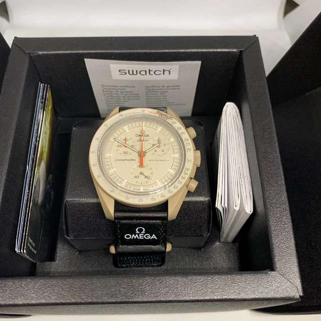 OMEGA SWATCH BIOCERAMIC Moonswatch Jupiter Speedmaster from Japan £743. ...