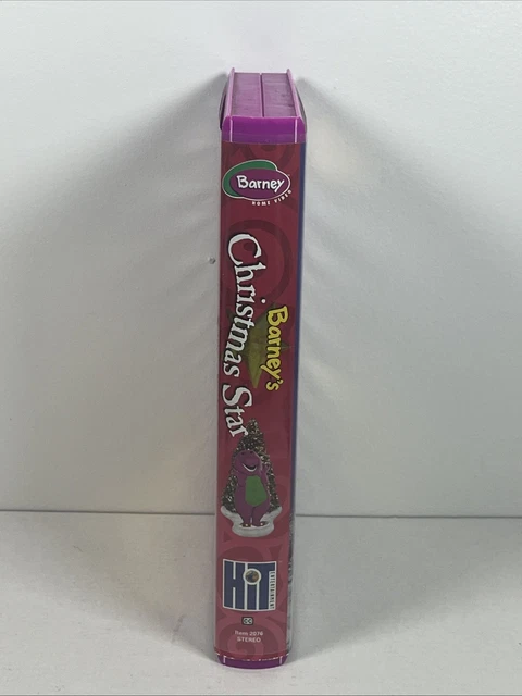 BARNEY'S CHRISTMAS STAR VHS 2002 Purple Clamshell - TESTED $8.75 ...