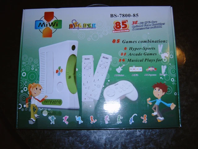 CONSOLE DE JEUX vidéo MiWi sans fil et ses 85 jeux inclus EUR 21,00 ...