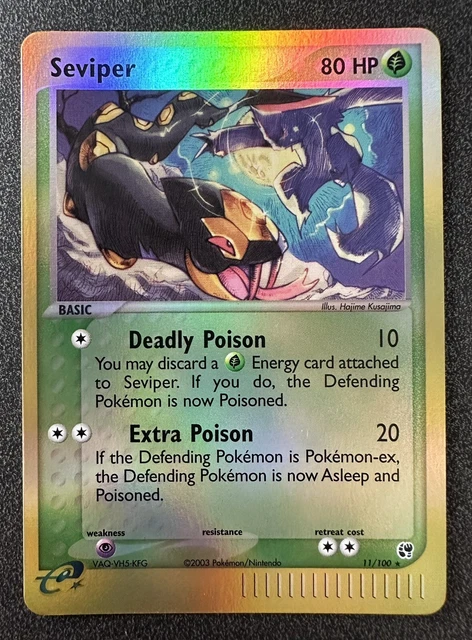POKEMON SEVIPER 11/100 Ex Tempesta di sabbia Sand storm Holo Reverse ...