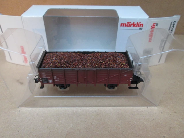 MÄRKLIN H0 00761 Güterwagen Hochbordwagen mit Rüben beladen DB in OVP EUR 20,00 - PicClick DE