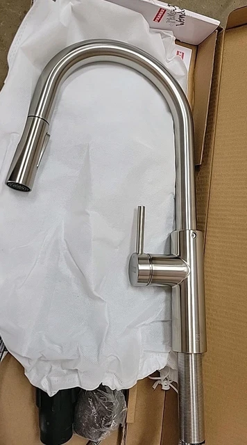 FRANKE PESCARA PULL-DOWN Kitchen Faucet Pull-Down - PES-PDX-SNI ~ Satin ...