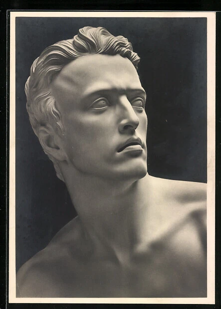 KÜNSTLER-AK ARNO BREKER: Kopf der Berufung, Plastik EUR 6,00 - PicClick DE