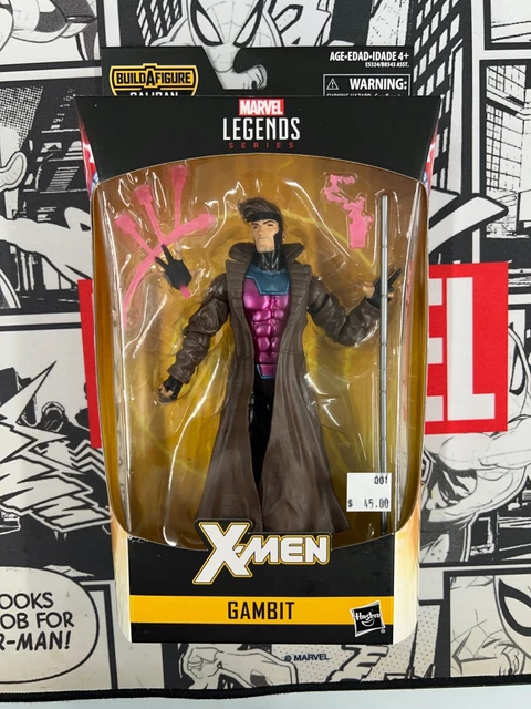 HASBRO MARVEL LEGENDS X-Men Gambit Action Figure New in Box Deadpool ...