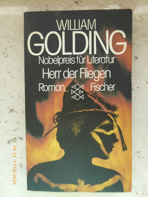 WILLIAM GOLDING: HERR der Fliegen. Nobelpreis für Literatur. Roman ...