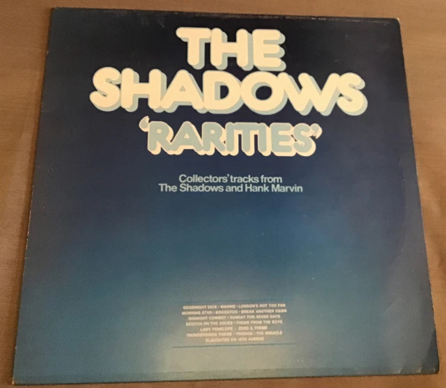 THE SHADOWS ~’RARITIES’ Collectors Tracks From The Shadows And Hank ...