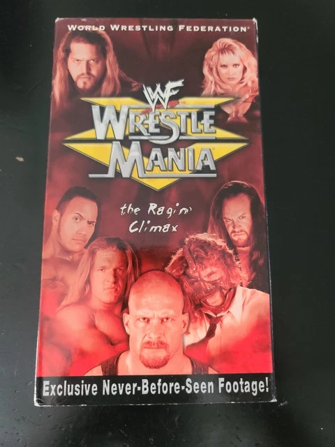 WWF WWE WRESTLEMANIA XV VHS WWF Home Video $5.00 - PicClick CA