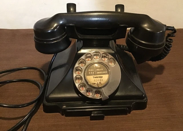 1940`S GPO BAKELITE Telephone 1/232L Batch Fwr67/2 - No Damage - Not ...