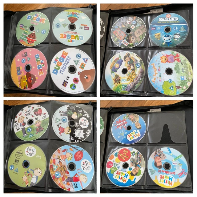 CHILDREN’S DVD BUNDLE Including 87 DVDs Disney Films and CBeebies ...