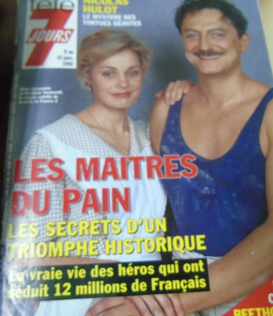 TÉLÉ 7 JOURS 8 au 14 janv 1994 Les maîtres du pain Nicolas Hulot jean ...