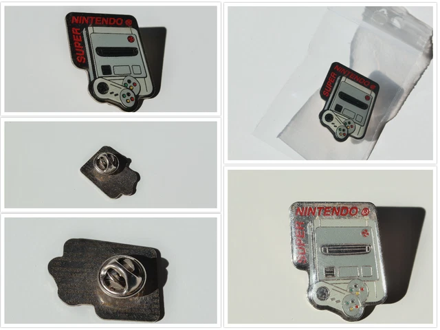 PIN'S CONSOLE JEU video game SUPER Nintendo SNES pin metal rare vintage ...