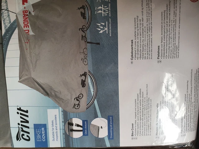CRIVIT BIKE COVERSUITABLE for bikes, mopeds and scootersThe ideal... £ ...