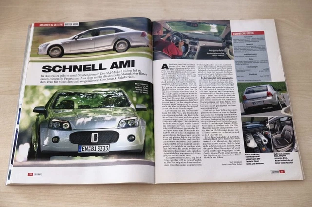 AUTO MOTOR UND Sport 19494) Bitter Vero 6.0 mit 378PS im Fahrbericht ...