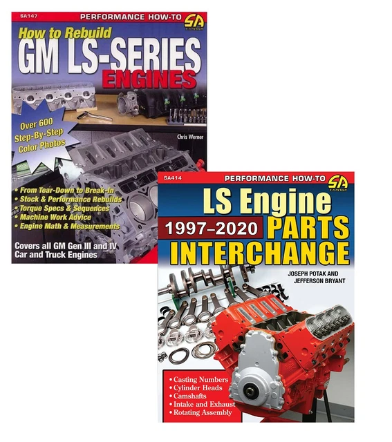 HOW TO REBUILD Gm Ls-Series Engines & Parts Interchange 2 Book Set £37. ...