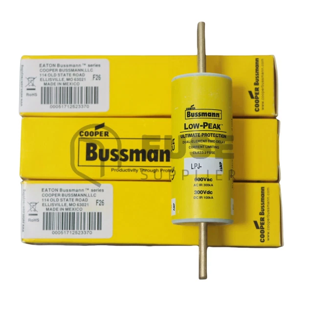 10 STCK. NEU Eaton Bussmann Serie LPJ Sicherung 80A 600Vac LPJ-80SP EUR ...