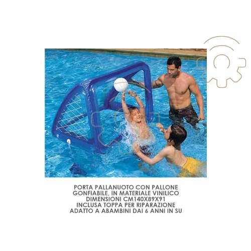 INTEX 58507 PORTE- Water-Polo Gonflable Avec Balle CM 140x89x91 ...