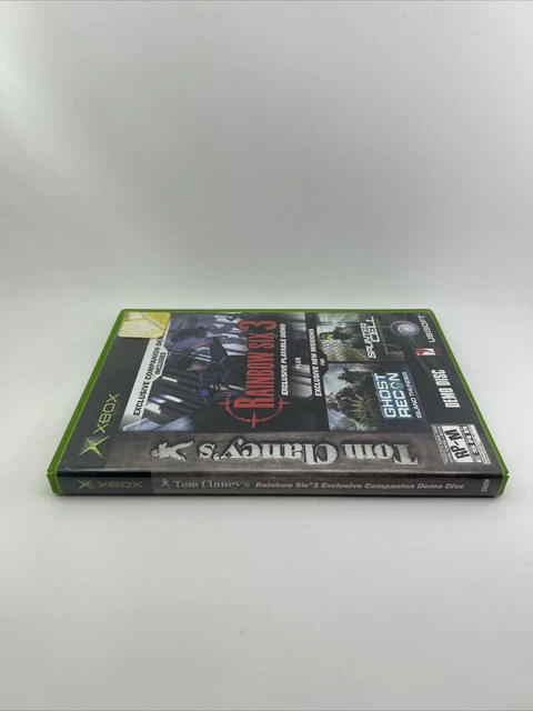 TOM CLANCY'S RAINBOW Six 3: Companion Demo (Microsoft Xbox, 2003) $6.99 ...