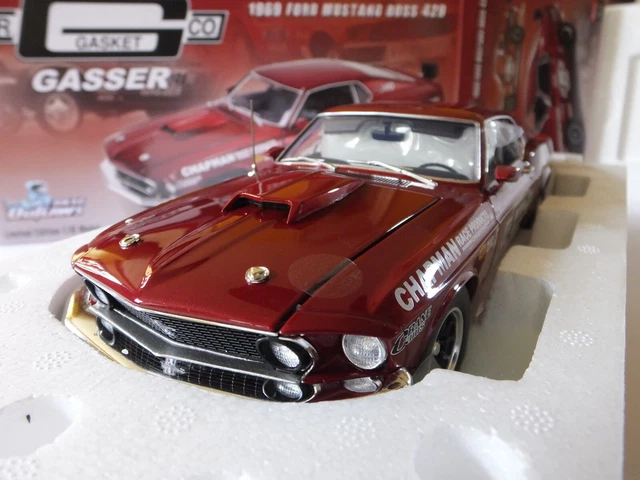 ACME 1/18 1969 Ford Mustang Boss 429 Drag Outlaws Mr Gasket A1801854 ...