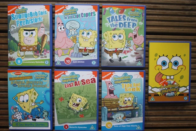 SPONGEBOB SQUAREPANTS - DVD x7 - bundle lot £17.50 - PicClick UK
