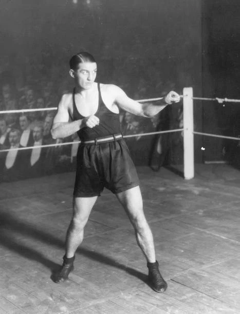FRENCH BOXER GEORGES Carpentier At The Alhambra 1929 Old Photo $9.00 ...