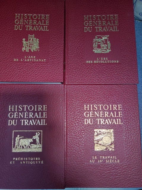 HISTOIRE GÉNÉRALE DU Travail, 4 tomes complets, Victor LABAT. EUR 90,00 ...