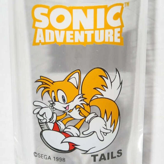 1999 VINTAGE TAILS Fox Japan Ufo Prize Sega Sonic The Hedgehog Glass ...