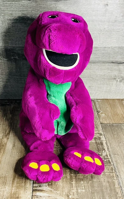14& INTERACTIVE PLUSH Barney Actimates Microsoft Dinosaur Talking Doll ...