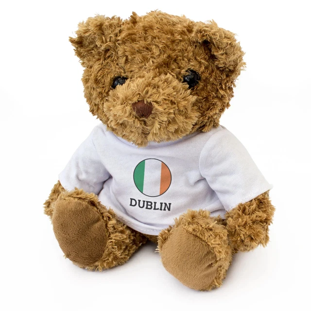 DUBLIN (IRELAND FLAG ROUNDEL) - Teddy Bear - Funny Souvenir Gift ...
