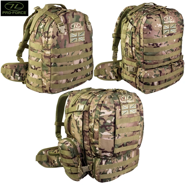 PRO FORCE TOMAHAWK Elite Lx Molle Rucksack Hydration Backpack Hmtc Army ...