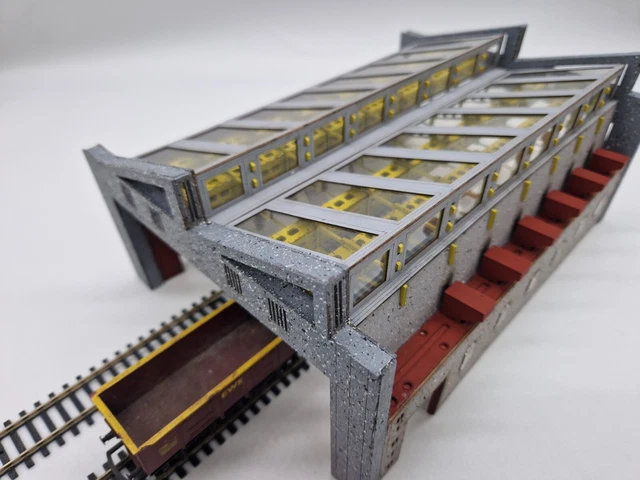 MODELUX OO GAUGE 1980's Double Road Engine Shed Kit £56.00 - PicClick UK