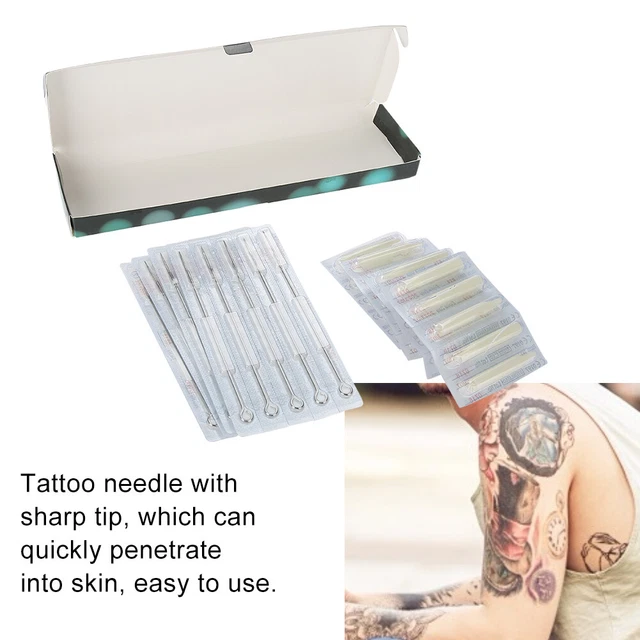 (9RL+9DT)TATTOO NEEDLES SET 1/3/5/7/9/11/13/15RL Stainless Steel Needle ...