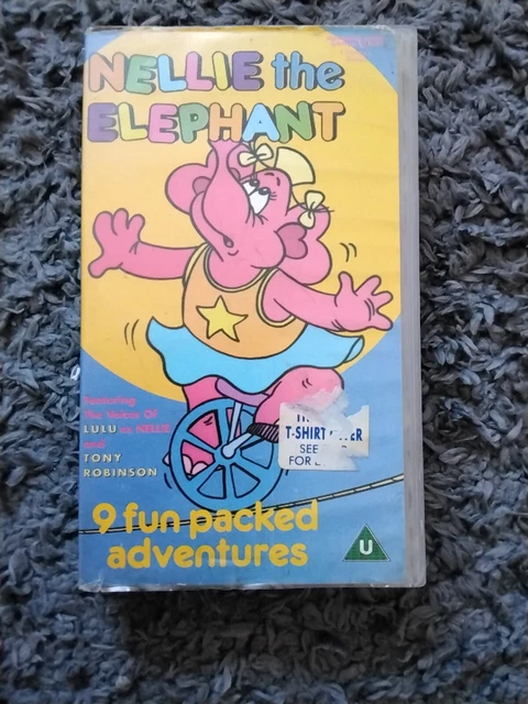 NELLIE THE ELEPHANT VHS Video Tape Tempo Tape 1990s Rare Original £20. ...