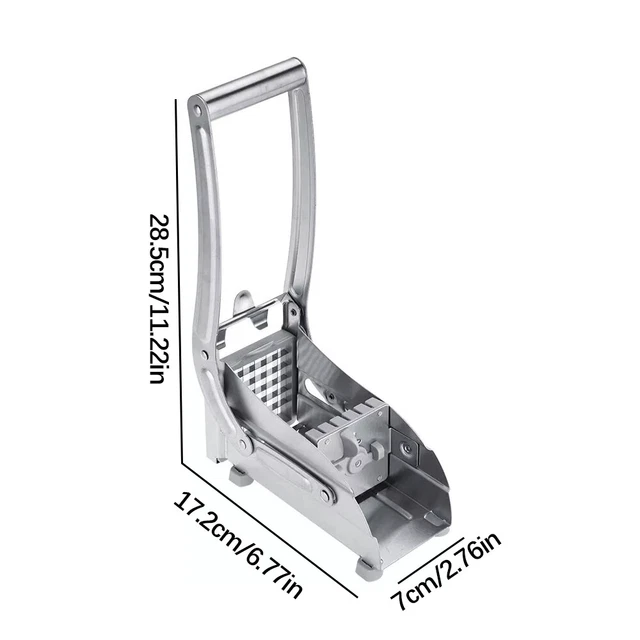 Chipper Potato Chip Chopper Cutter Slicer Maker And 2 Steel Edges French