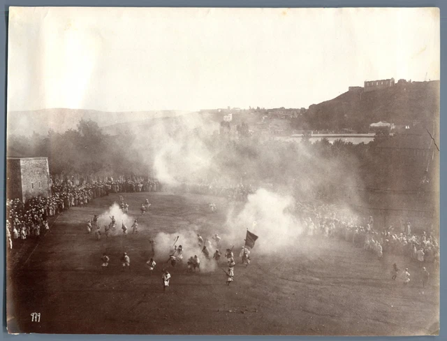 ALGÉRIE, CONSTANTINE, FANTASIA Vintage albumen print. Tirage albuminé 17x2 EUR 179,00 - PicClick FR