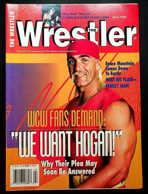 VINTAGE THE WRESTLER Wrestling Magazine April 1994 Hulk Hogan Ric Flair ...