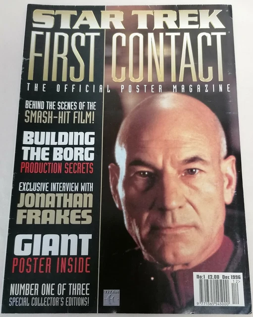 MAGAZINE - STAR Trek First Contact Official Movie Poster Magazine #1 ...