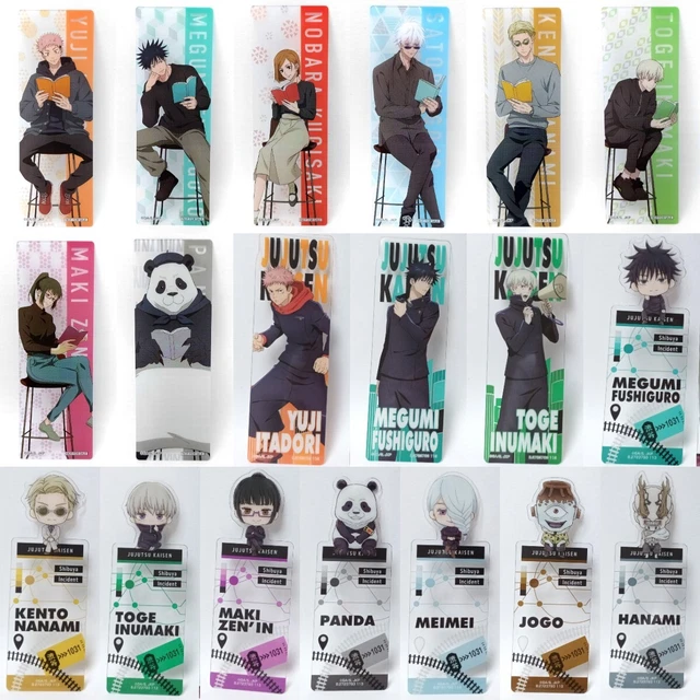 JUJUTSU KAISEN PLASTIC Bookmark YUJI MEGUMI NOBARA GOJO NANAMI TOGE ...