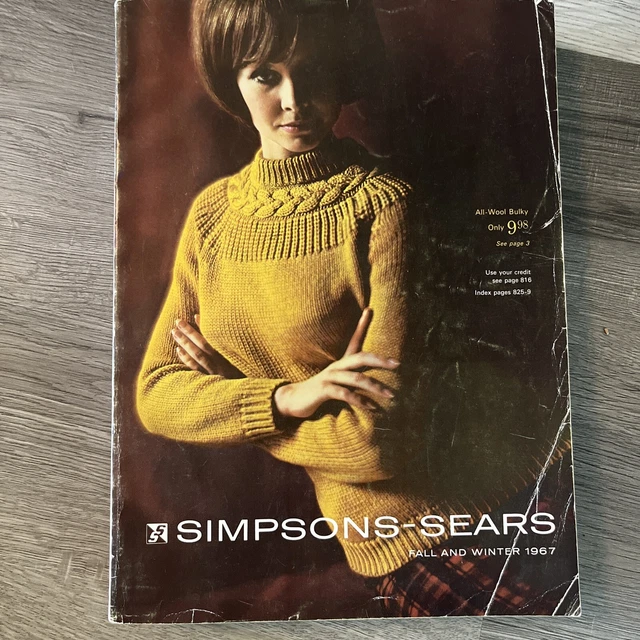 VINTAGE SEARS 1967 Fall And Winter Catalog Fashion Electronics ...