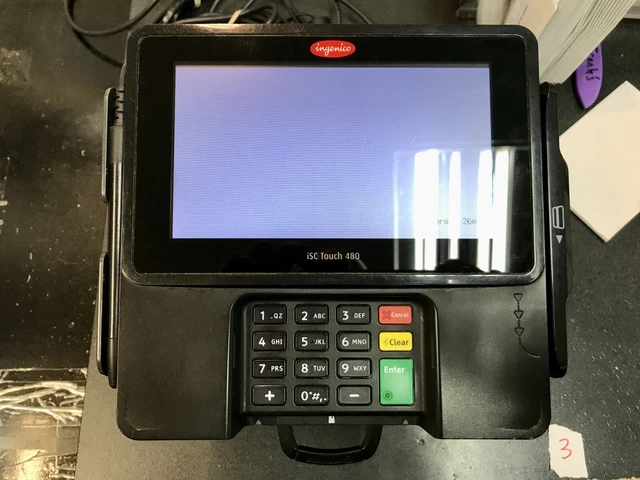 INGENICO ISC480 CREDIT Card Contactless Payment Terminal (ISC480 ...