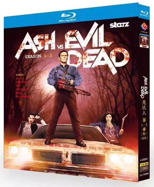 ASH VS. EVIL Dead Season1- 3 Blu-ray BD 4 Disc TV Series All Region Box ...