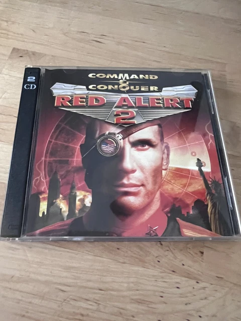 COMMAND & CONQUER: Red Alert 2 (PC, 2000, 2-Disc CD-ROM Set) Westwood ...