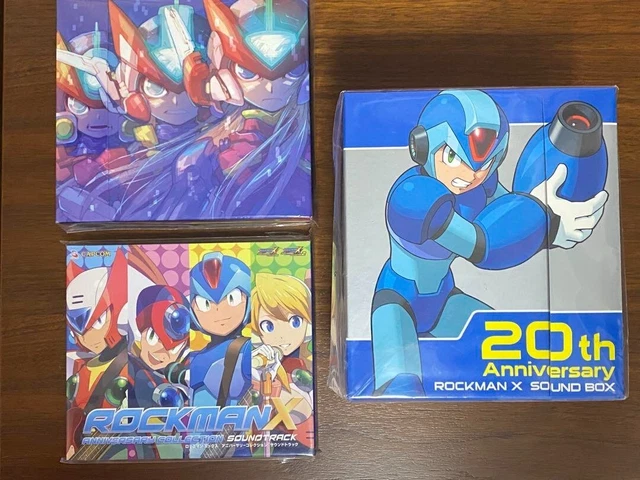 ROCKMAN MEGAMAN 20th Anniversary ROCKMAN X SOUND BOX Mega Man X Mega ...