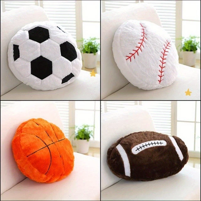 RUGBY STUFFED BALL Pillow 35cm Stuffed Soccer Gifts Plushies Toy Kids ...