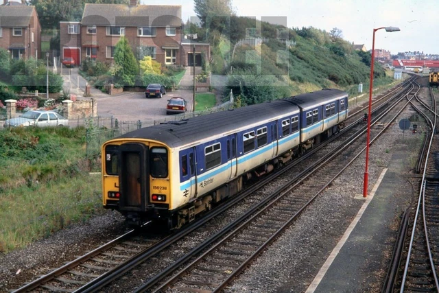 35MM SLIDE BR British Rail DMU 150238 Class 150 1992 Weymouth Original ...