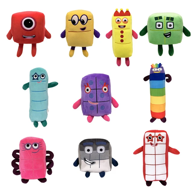 NUMBERBLOCKS PLUSH TOY Educational Stuffed Number Blocks Doll Kids Toys ...